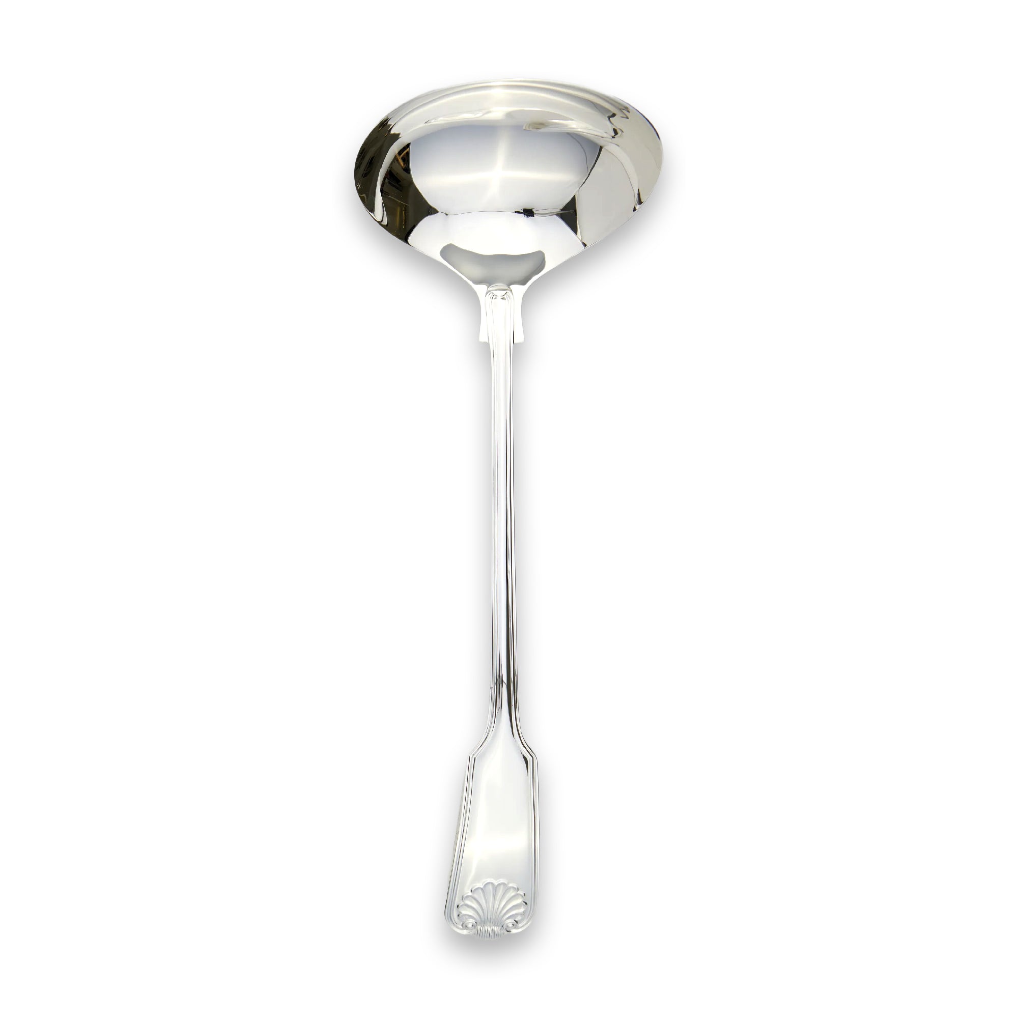 Fiddle Thread & Shell Soup Ladle | Carrs Silver