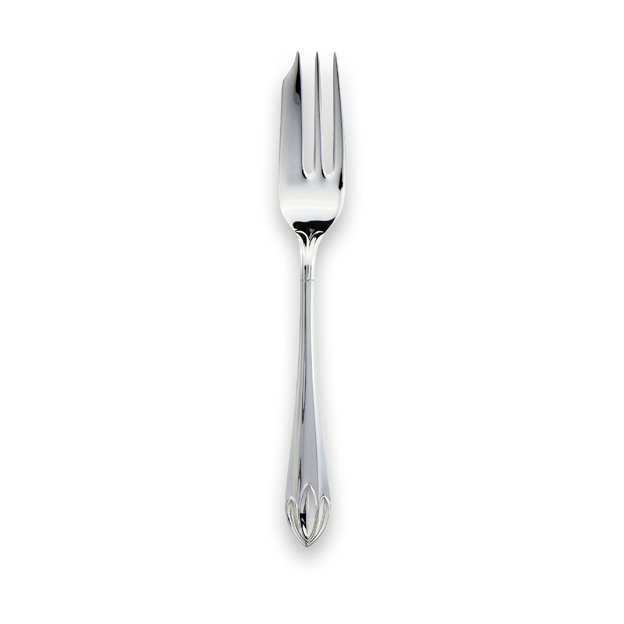 Lotus Pastry Fork | Carrs Silver