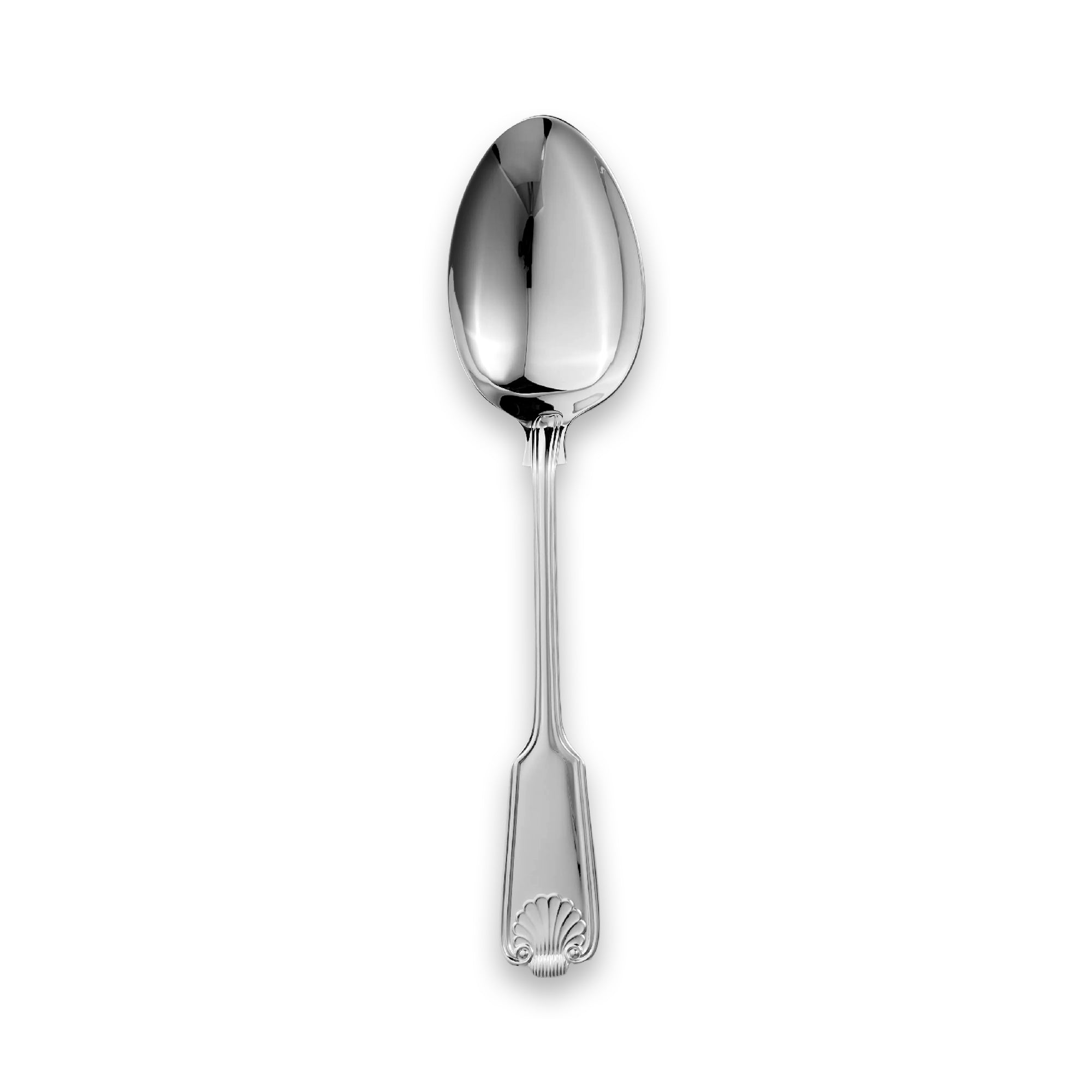 Fiddle Thread & Shell Table Spoon | Carrs Silver