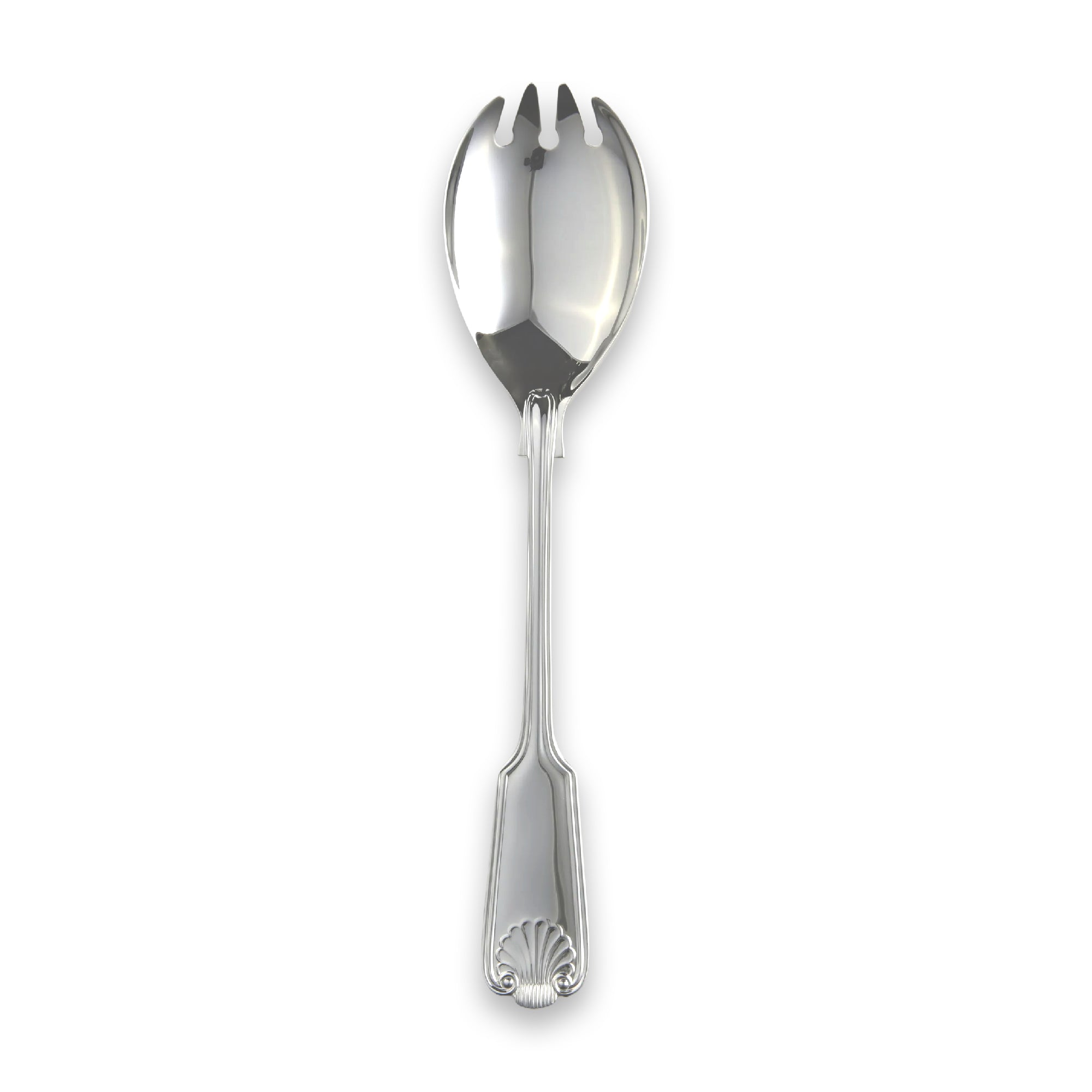 Fiddle Thread & Shell Salad Serving Claw | Carrs Silver
