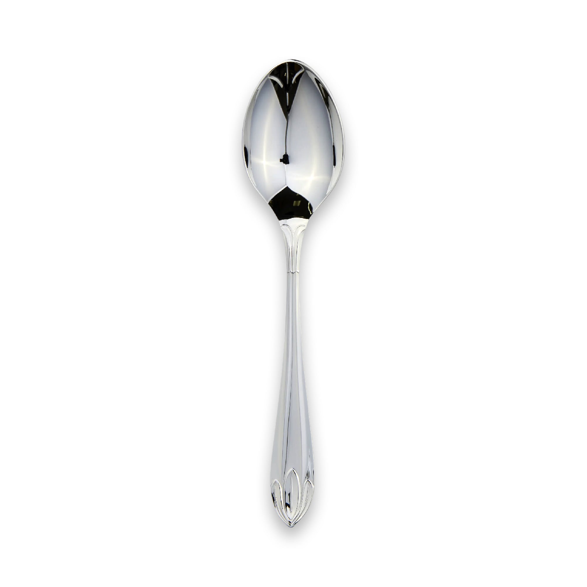 Lotus Large Tea Spoon | Carrs Silver