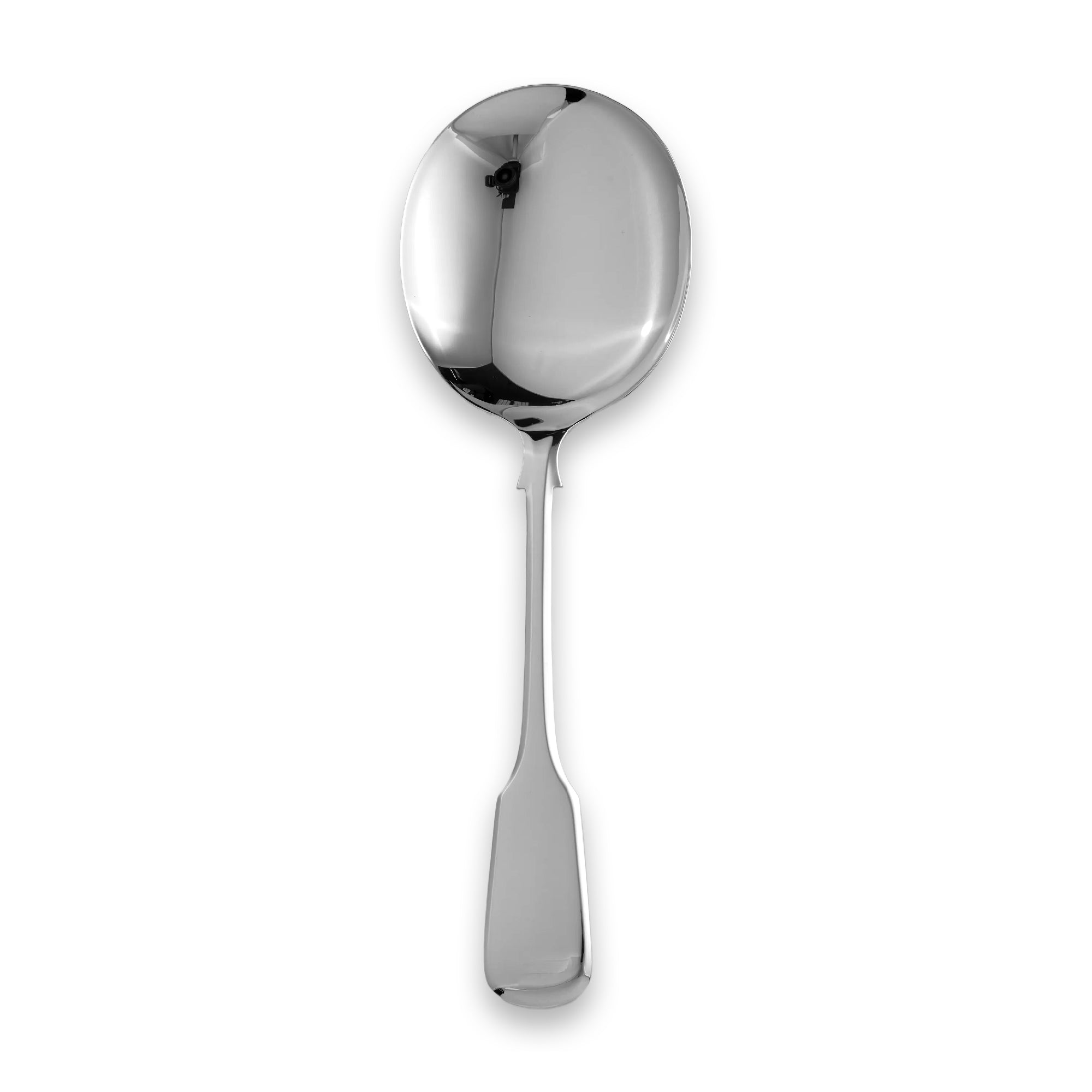 Plain Fiddle Fruit Serving Spoon | Carrs Silver