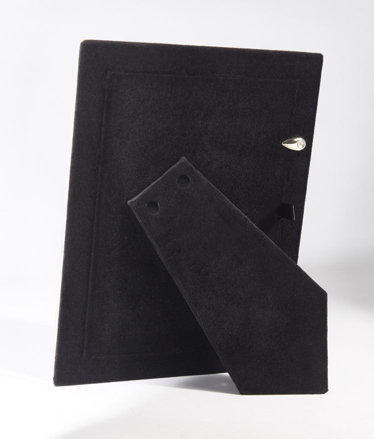 Plain Photo Frame Velvet Back Silver Plated | Carrs Silver