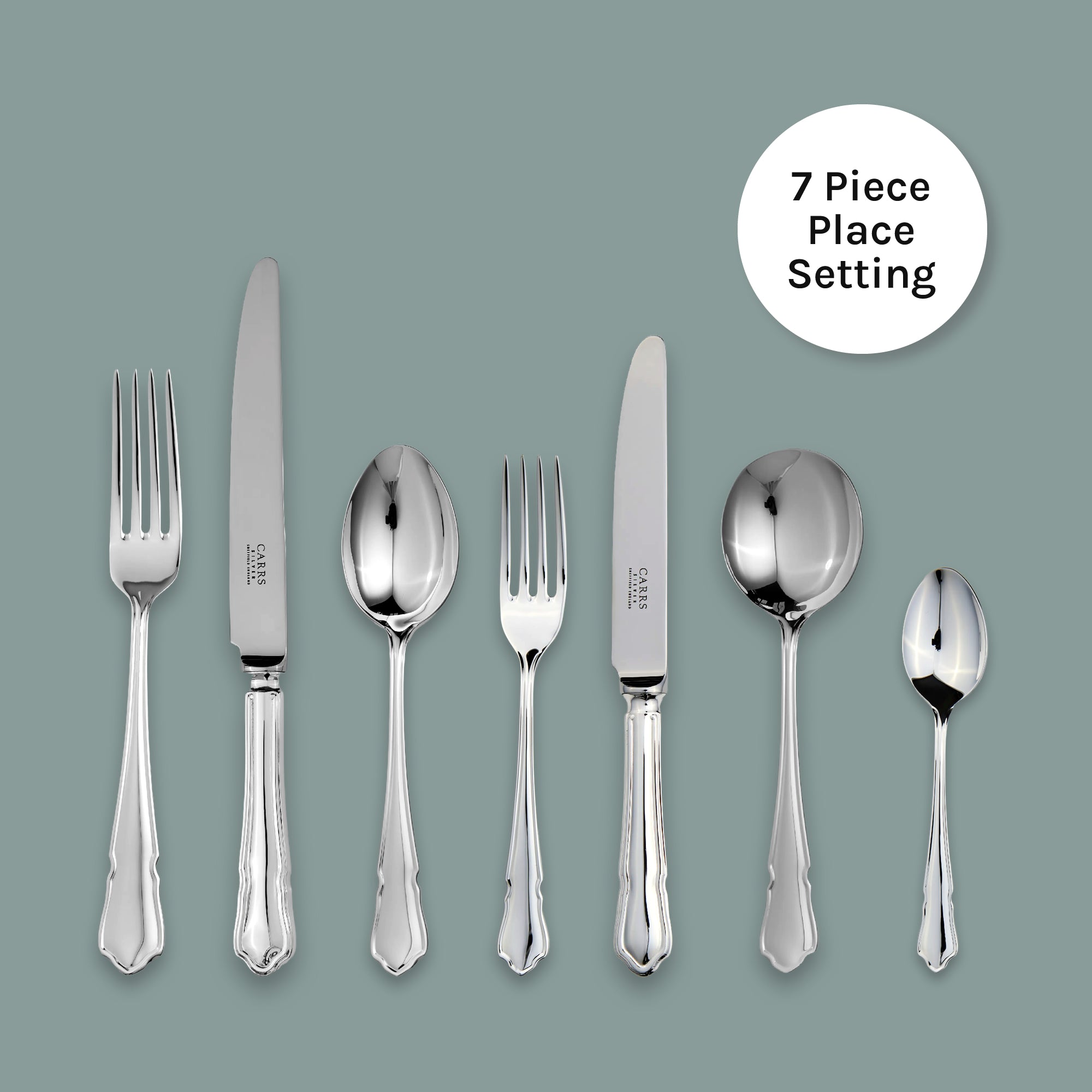 Dubarry Cutlery 7 Piece Place Setting – Carrs Silver