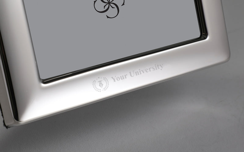 Graduation Photo Frames with Engraved University Emblem | Carrs Silver