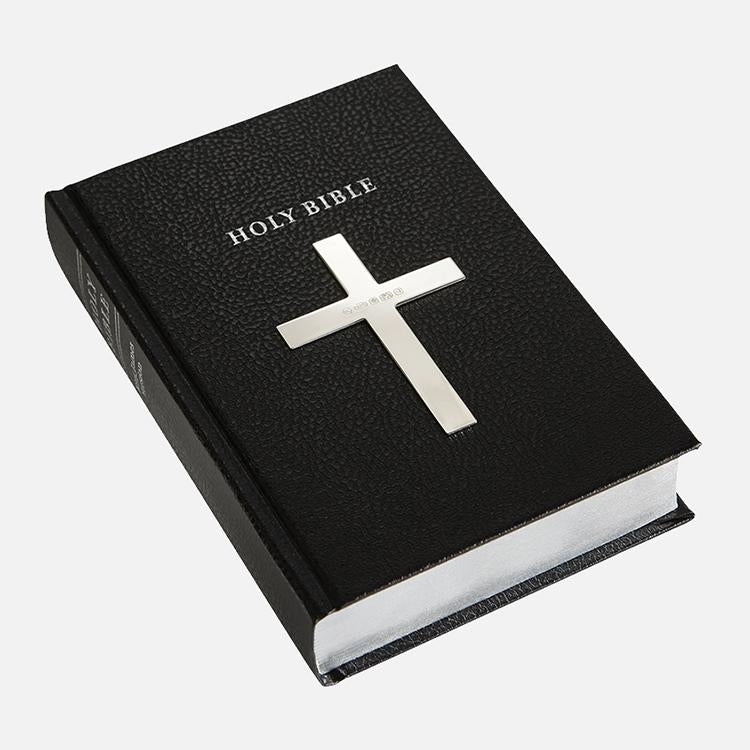 Holy Bible And Cross Hip Hop 10K Yellow Gold Diamond Holy Bible With