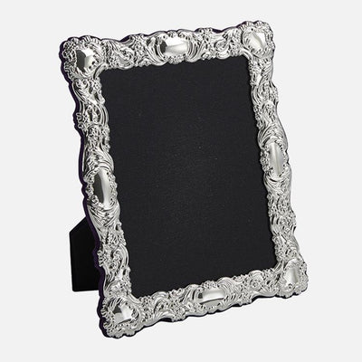 Traditional Sterling Silver Photo Frame, Velvet Back | Carrs Silver